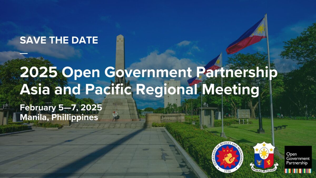 2025 Open Government Partnership (OGP) Asia and Pacific Regional ...